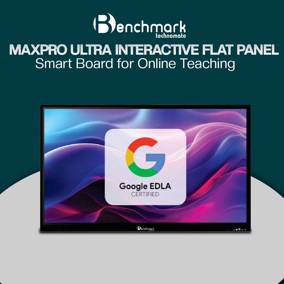 Benchmark MaxPro Ultra Interactive Flat Panel | Smart Board for Online ...